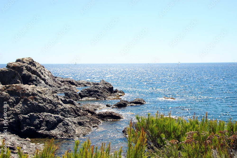 Presqu'île du Gaou, Var foto de Stock | Adobe Stock