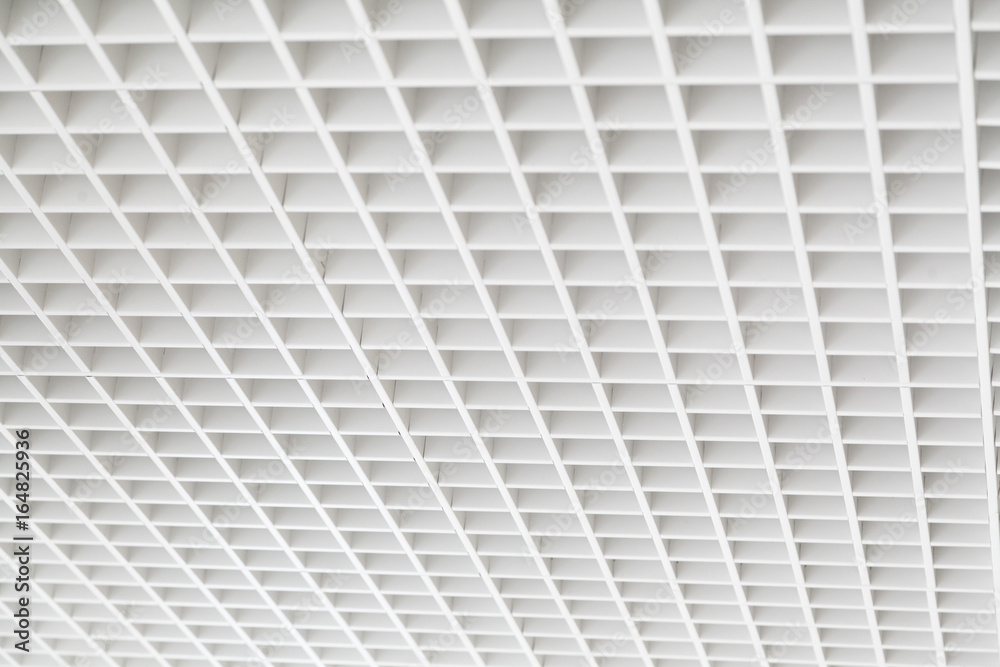 Abstract square mesh ceiling background Stock Photo | Adobe Stock