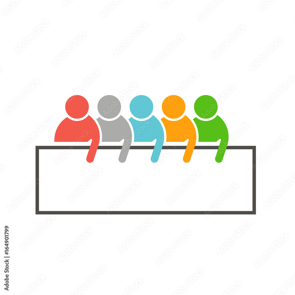 People Sales Team Vector Ad Stock Vector | Adobe Stock