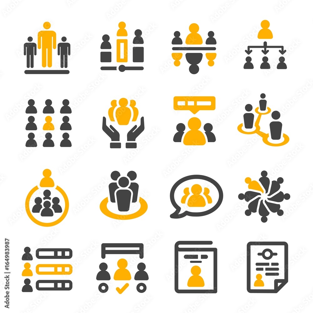 people management icon Stock Vector | Adobe Stock