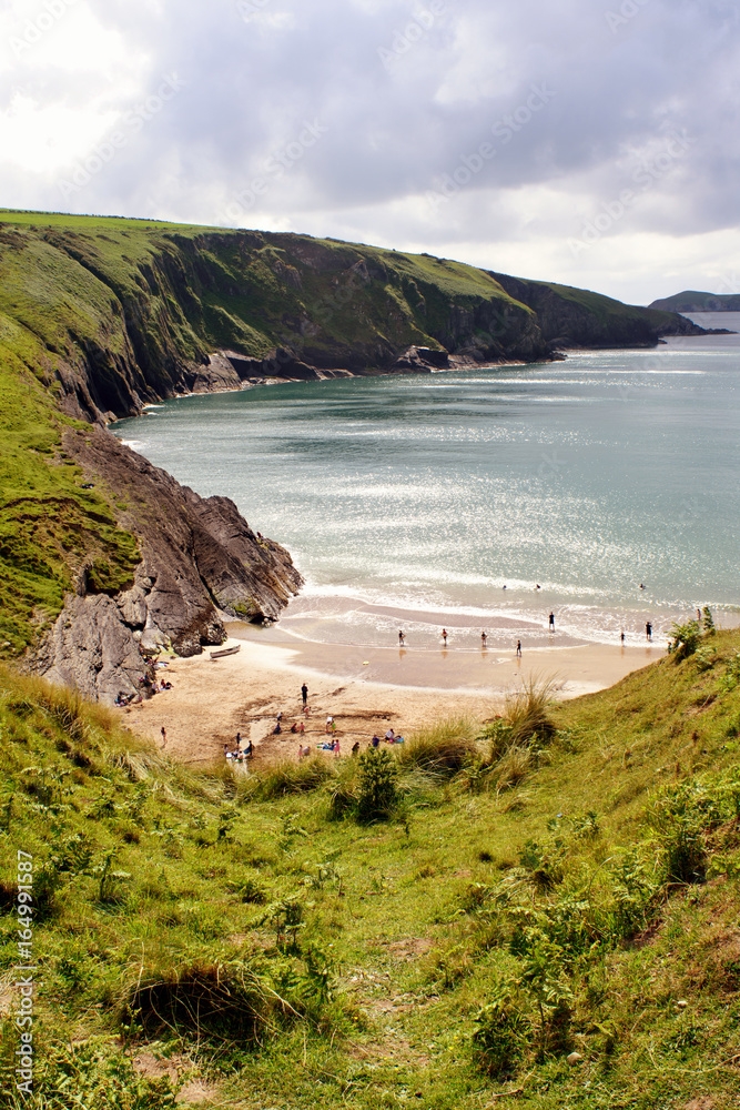 Mwnt beach Stock Photo | Adobe Stock