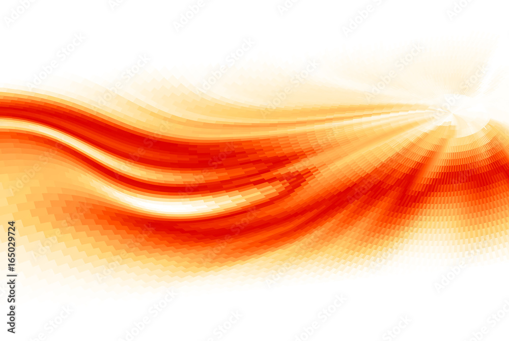 Fire flame. Abstract vector wave background Stock Vector | Adobe Stock