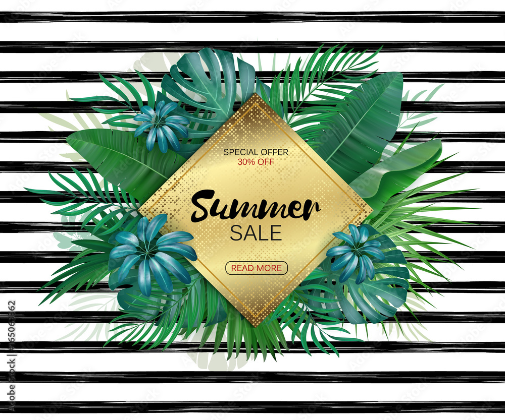 Summer sale background layout for banners, Wallpaper, flyers ...