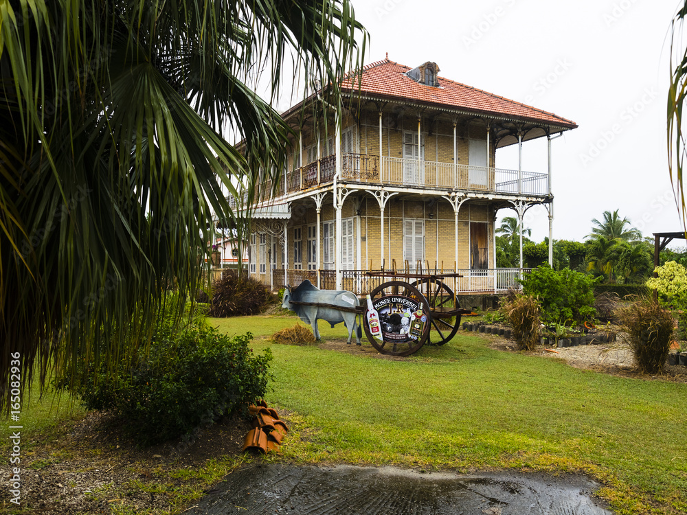 Maison Coloniale de Zévallos, historisches Haus, Insel Guadeloupe ...