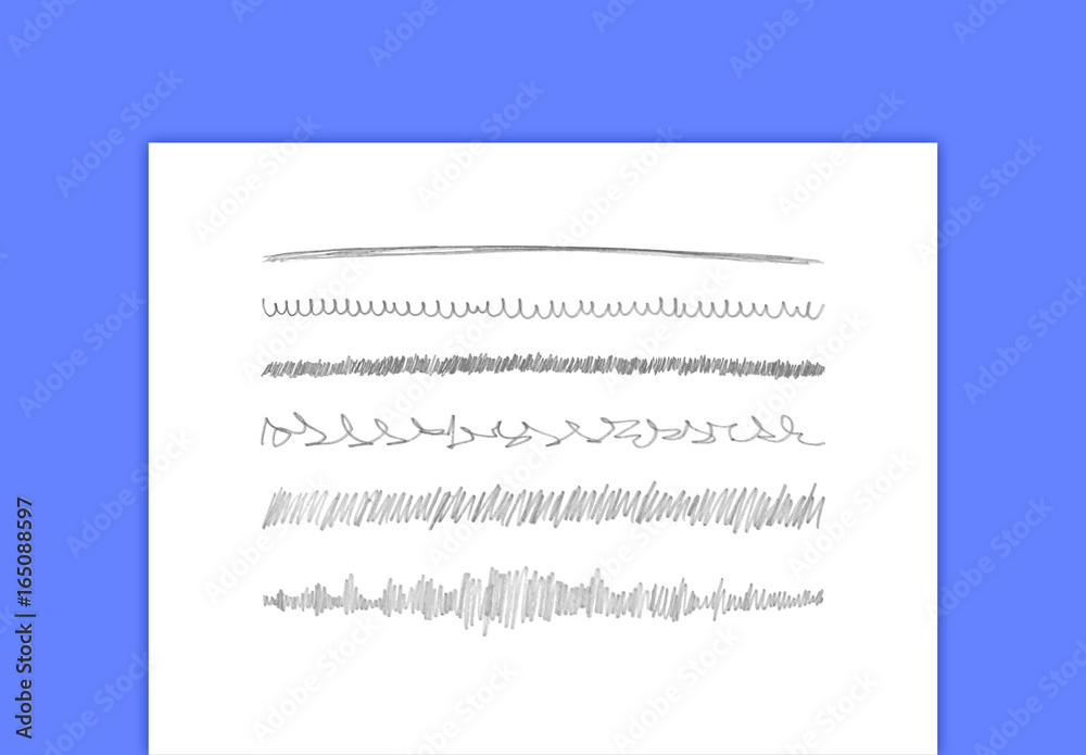 Pencil Brush Strokes Stock Template | Adobe Stock