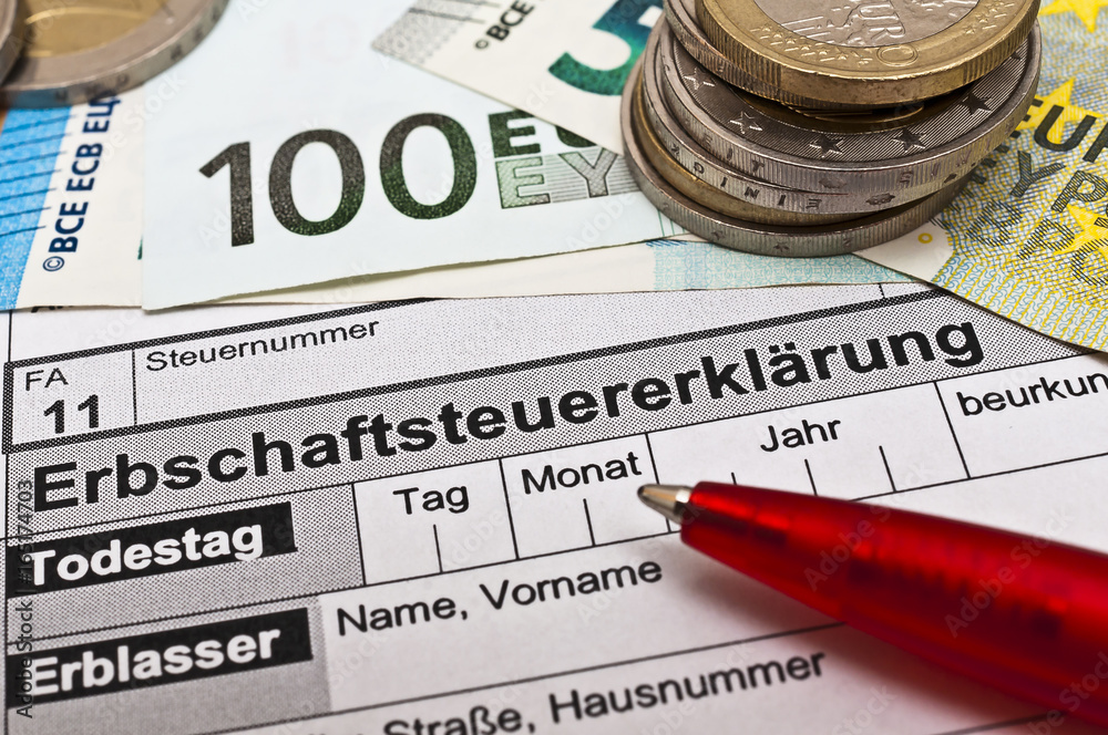 Finanzamt Erbschaftssteuer Stock Photo | Adobe Stock
