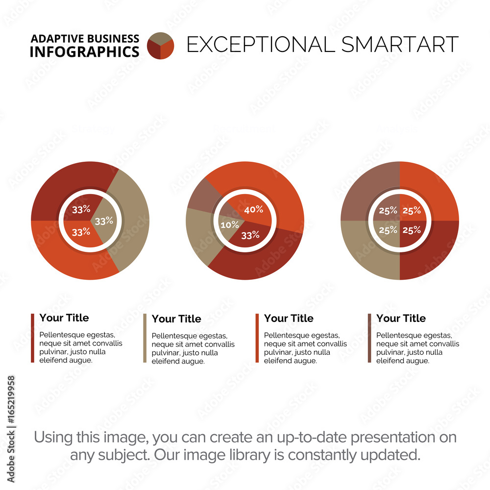 Complex Round Diagram Template Stock Vector | Adobe Stock