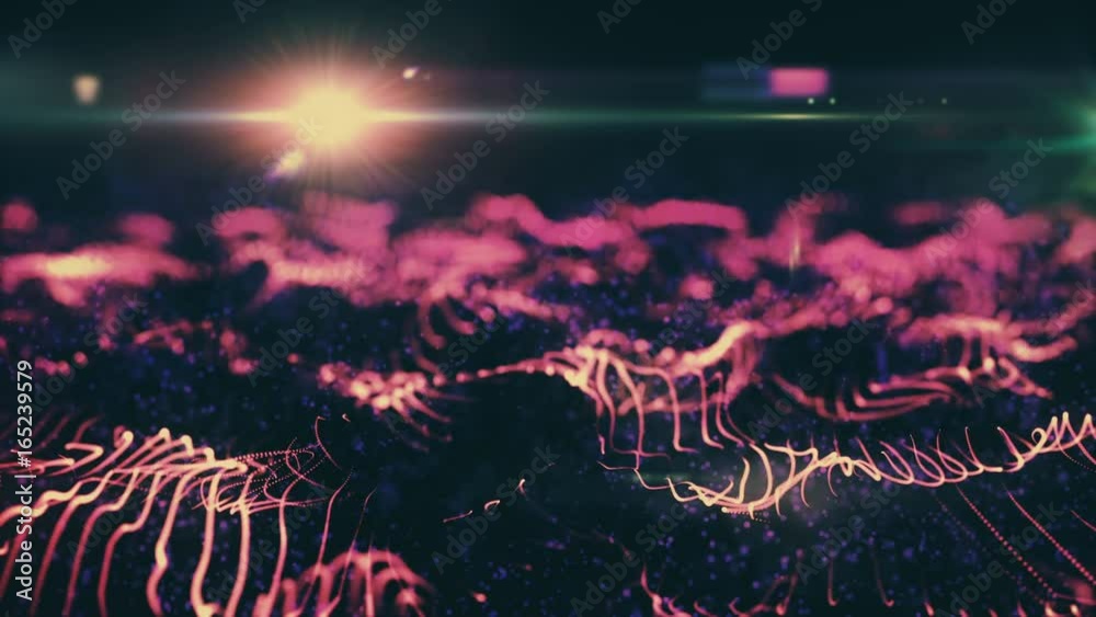 Animated audio spectrum / equalizer in action Stock Video | Adobe Stock