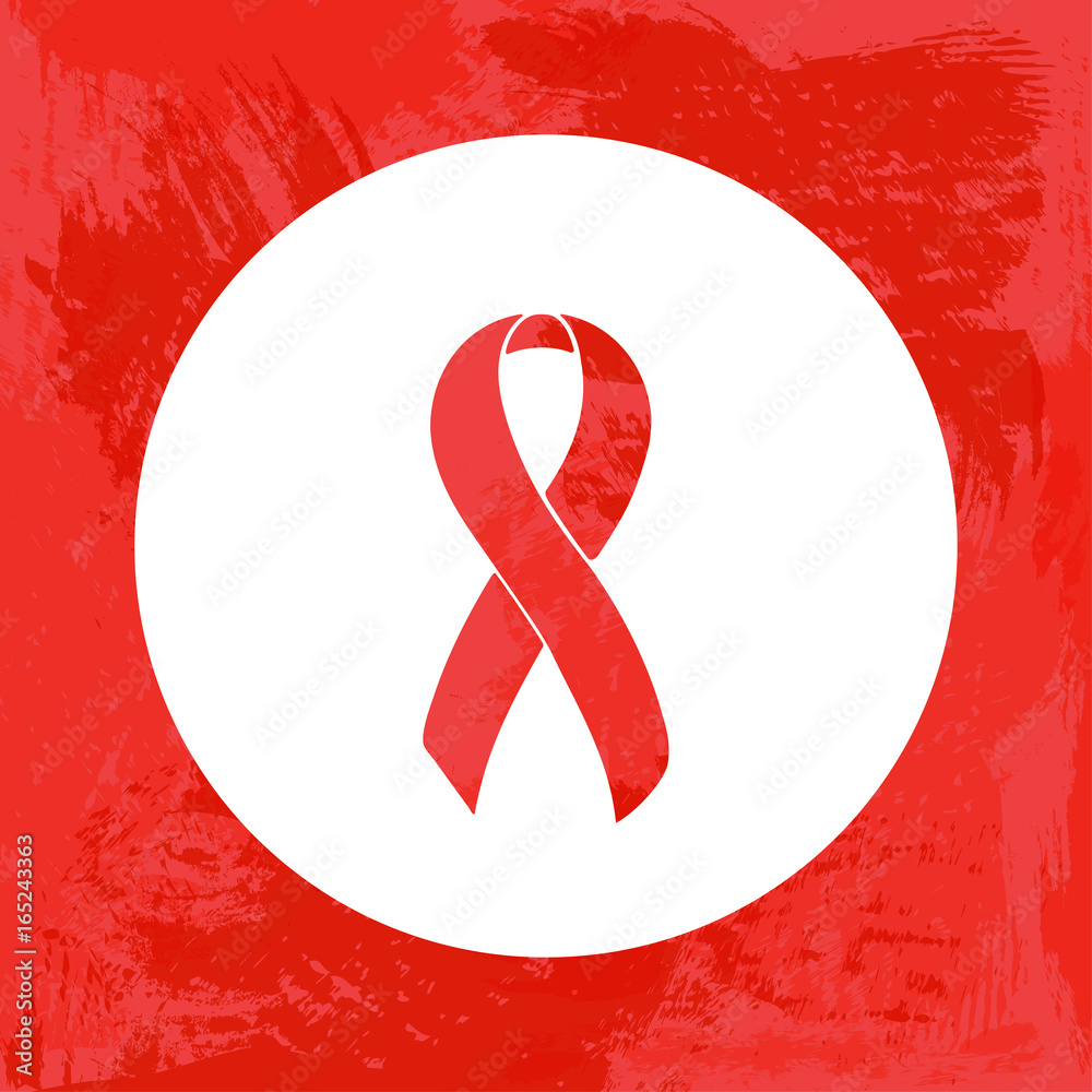 Red Awareness Ribbon. AIDS and HIV, DARE, Huffing, Stroke, Tuberculosis ...