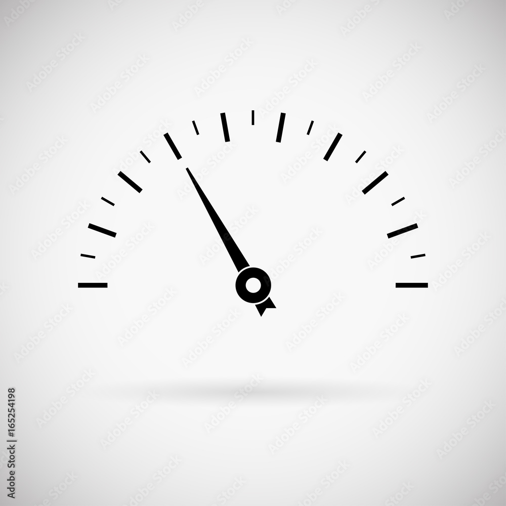 Blank measuring semi-circle scale. For industrial gauges Stock Vector ...