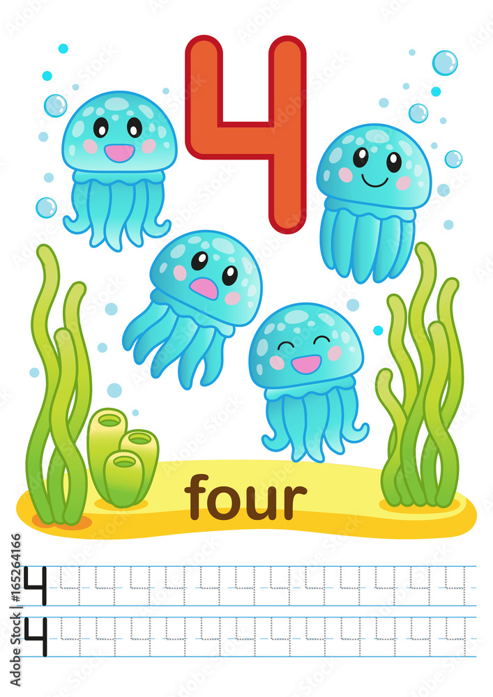 Printable worksheet for kindergarten and preschool. We train to write ...