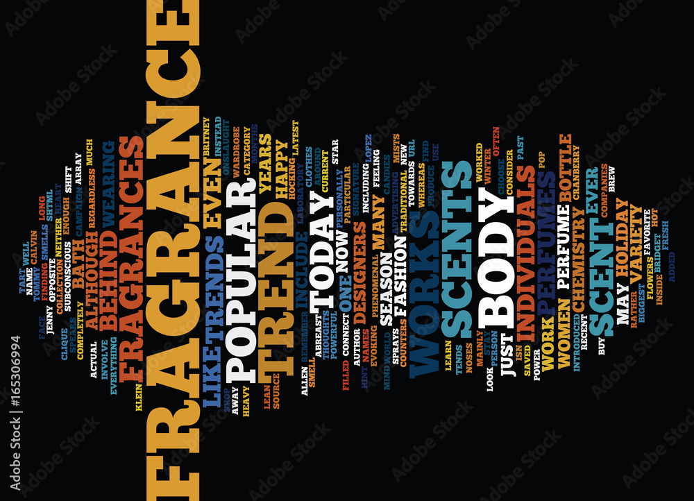 LEARN ABOUT THE LATEST TRENDS IN FRAGRANCE NOW Text Background Word ...