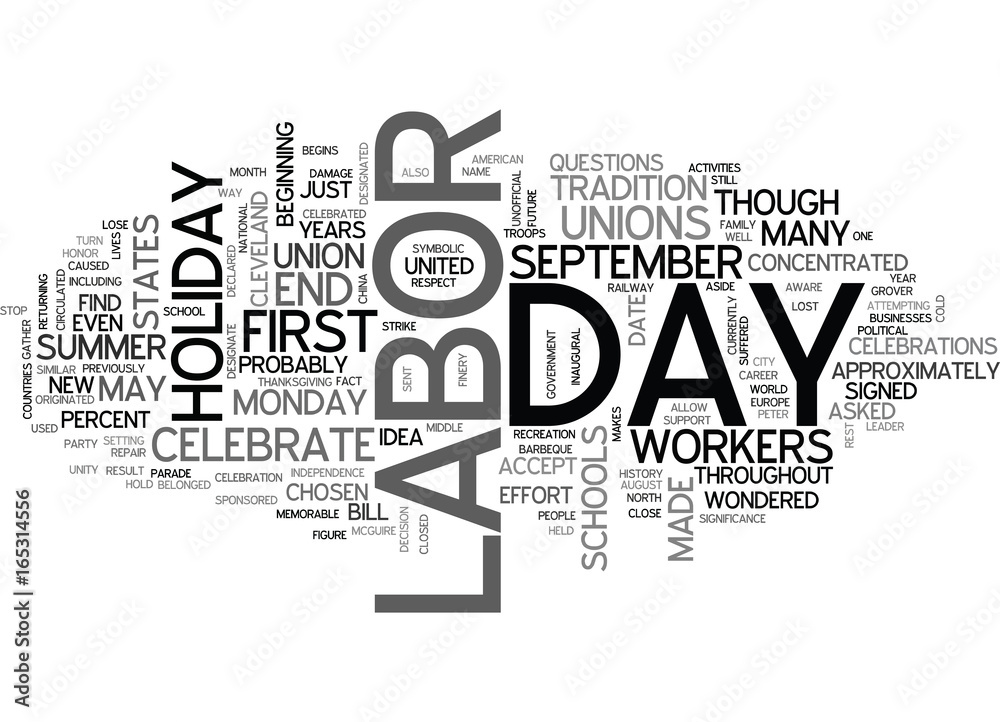 ITS THE END OF SUMMER SO WHY DO WE CELEBRATE LABOR DAY Text Background ...