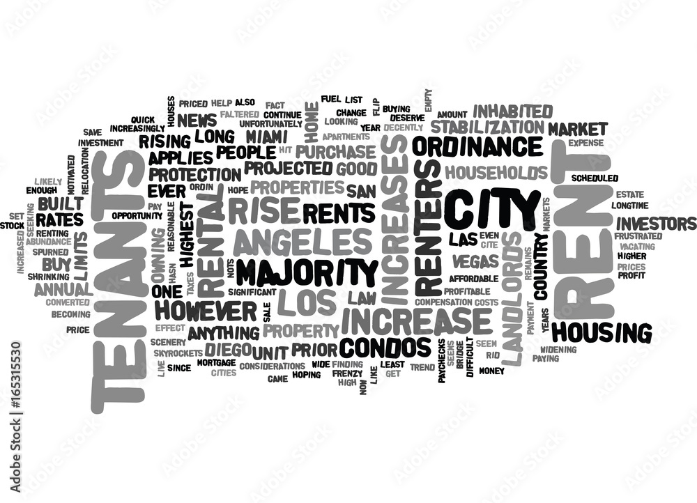 IT S A HIGH PRICE TO LIVE IN THE CITY Text Background Word Cloud ...