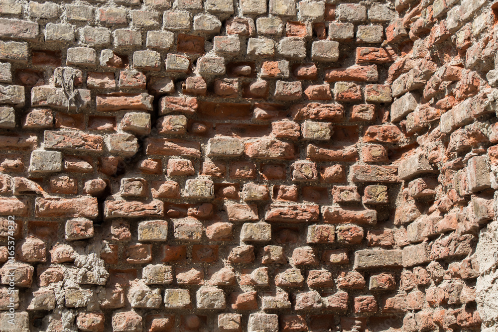 Cracked wall as a solid background Stock Photo | Adobe Stock