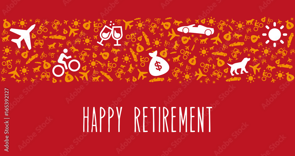 Happy Retirement Congratulations Card Stock Vector | Adobe Stock