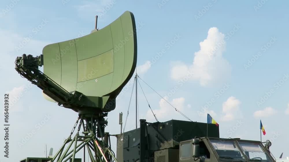 Modern military radar with long range target localization capabilities ...