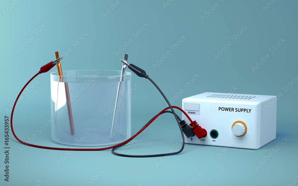 Electrolysis of water. Educational chemistry. Electrolysis of water ...