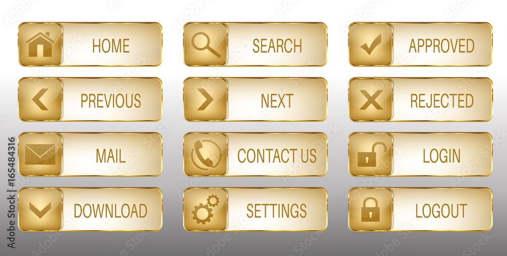 Home Web Buttons