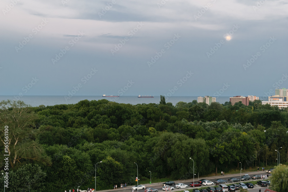 Jupiter, Neptun, Olimp, Romania night photo showing forest, the Black ...