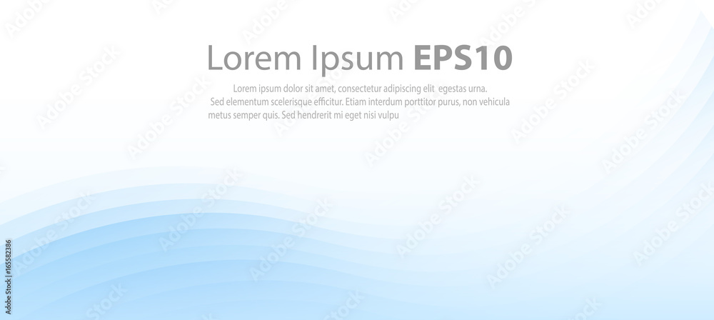 abstract blue line wave background Stock Vector | Adobe Stock