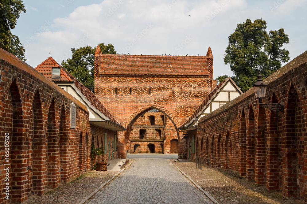 Medieval fortifications in Neubrandenburg, Germany Stock Photo | Adobe ...