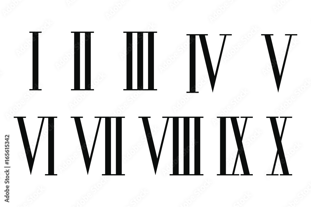 Chiffre Romain V 780+ Chiffre Romain Stock Illustrations, Graphiques