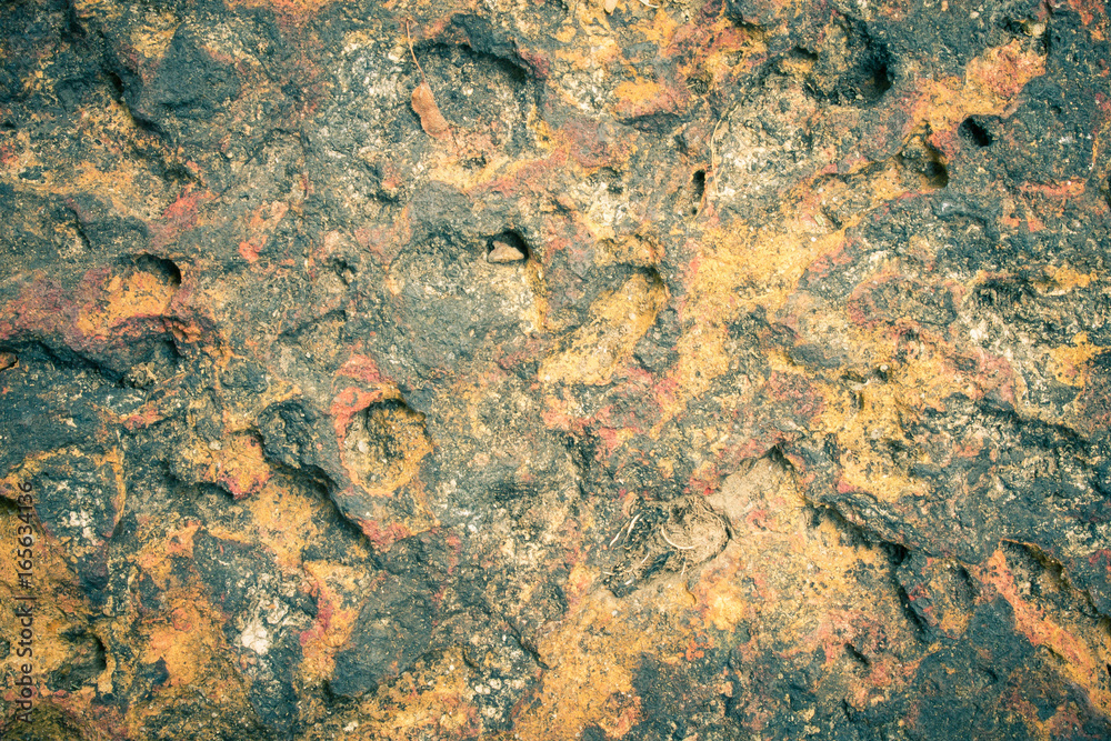 Laterite Stone Texture or Stone Background for Design in Vintage Tone ...