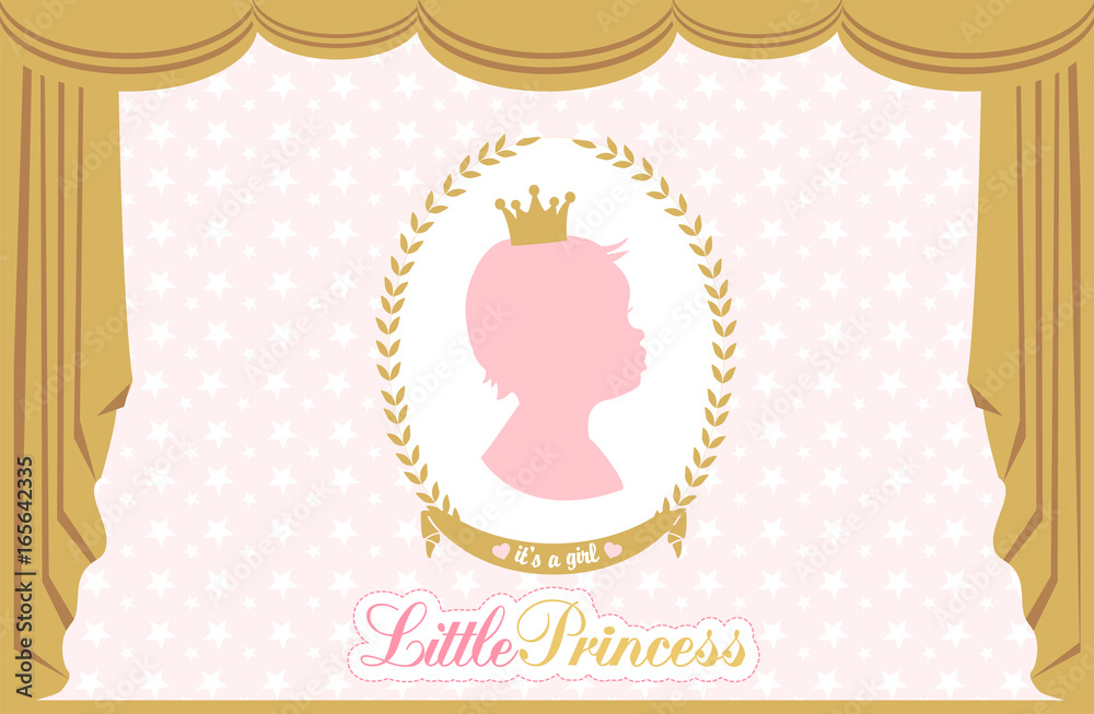 Baby Princess Silhouette