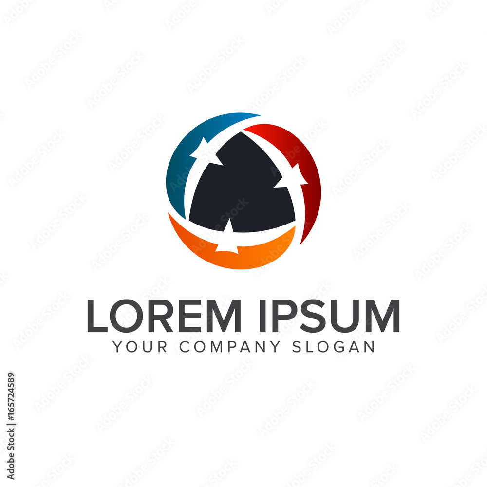 bird logo. team logo design concept template Stock Vector | Adobe Stock