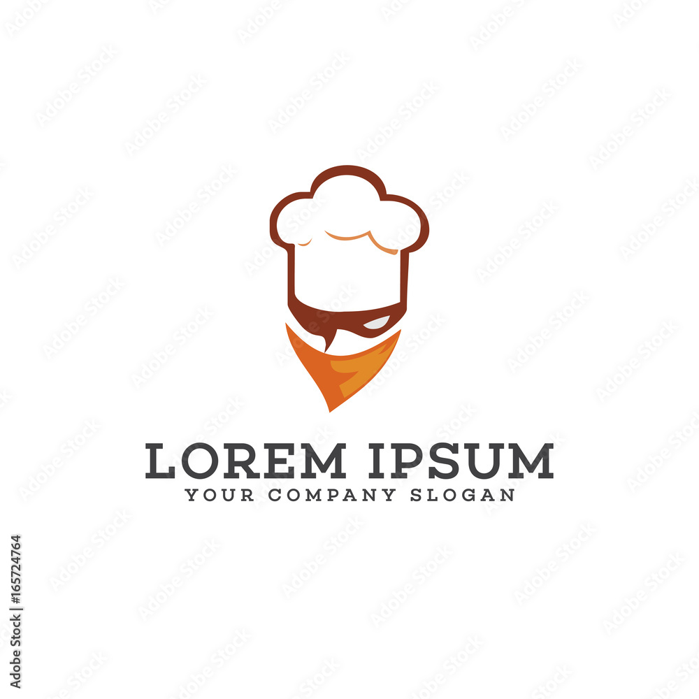 Chief head with mask logo. mascot logo design concept template Stock ...