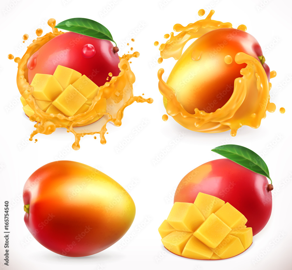 Mango Juice Vector