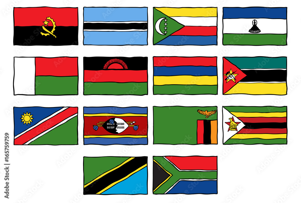 Southern African Flags