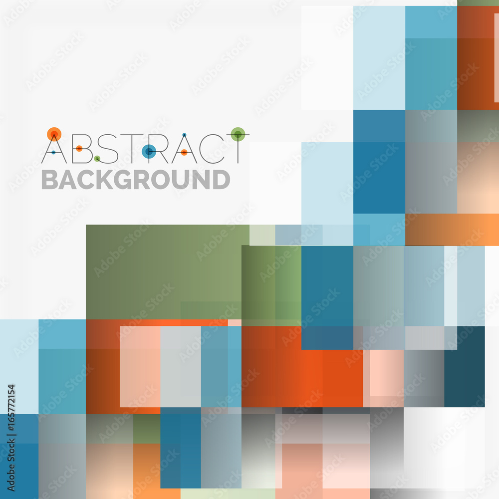Abstract blocks template design background, simple geometric shapes on ...