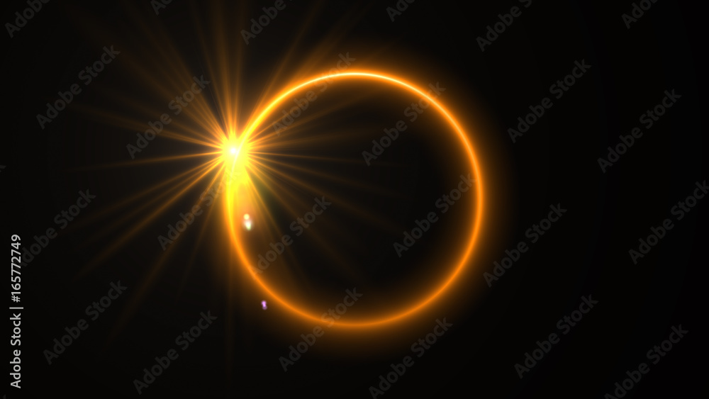 Abstract ring background with luminous swirling backdrop. Glowing ...
