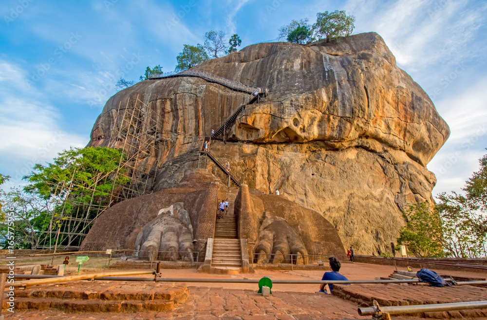 Sigiriya Rock Fortress 5 Century Ruined Castle That Is Unesco Listed As ...