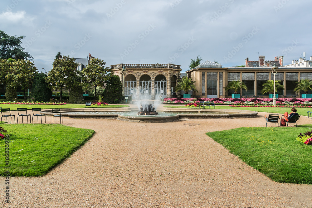 Thabor park (Le parc du Thabor) in Rennes - one of finest examples of ...