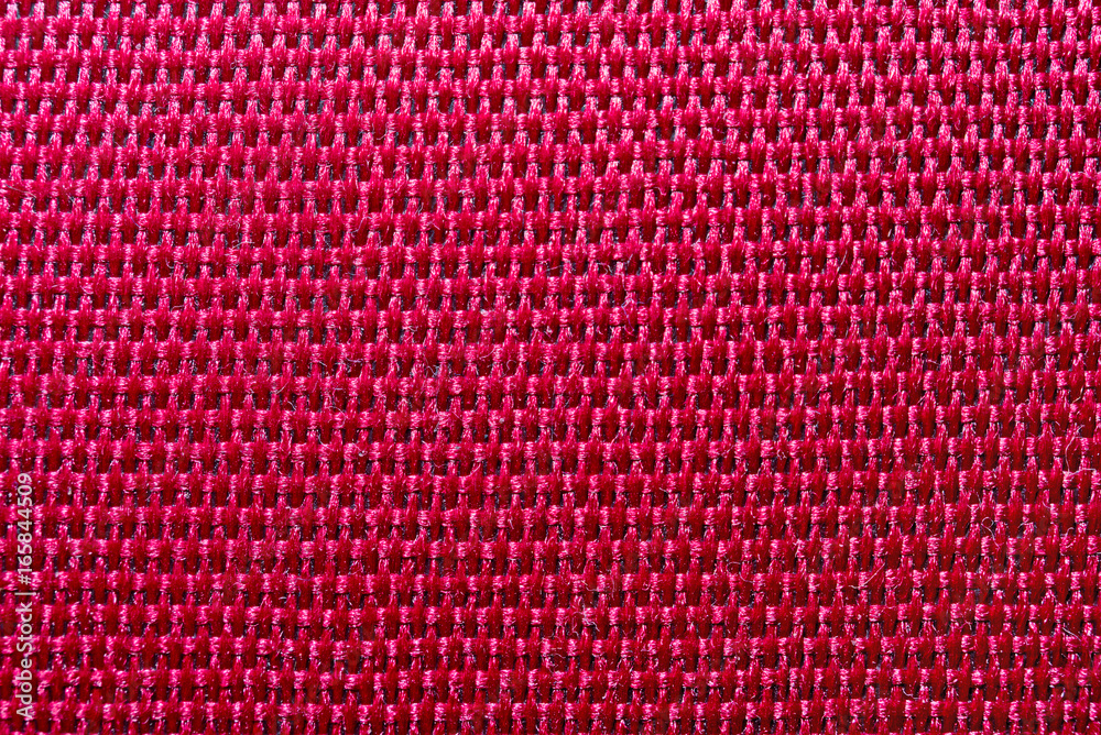 Texture of red polyester macro Stock Photo | Adobe Stock