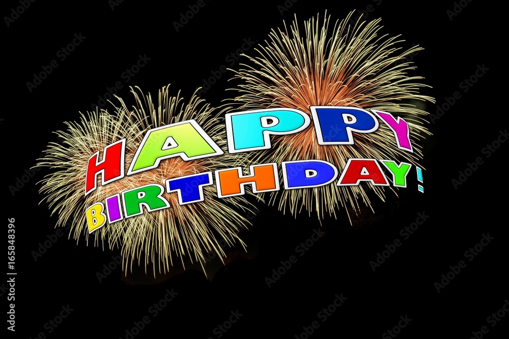 Happy Birthday Fireworks