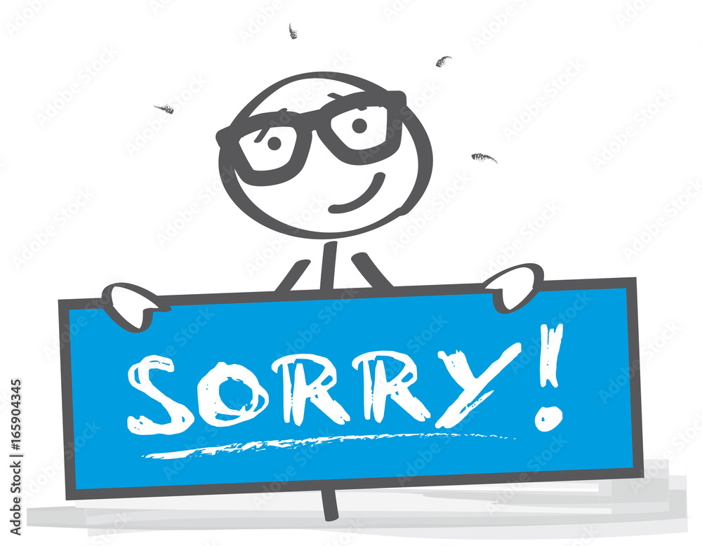 Entschuldigen - Fehler eingestehen - sorry Stock Vector | Adobe Stock Entschuldigen - Fehler eingestehen - sorry Stock Vector | Adobe Stock