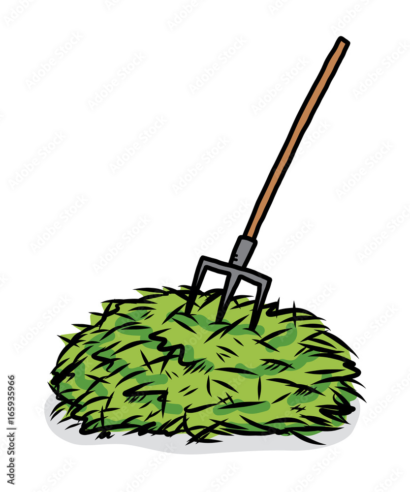 grass / cartoon vector and illustration, hand drawn style, isolated on ...