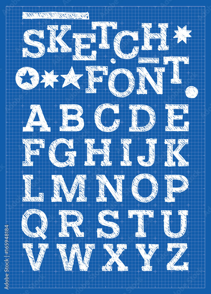 Vector Alphabet. Exclusive Custom Letters. Lettering and Custom ...