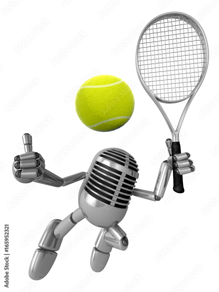 3D Classic Microphone is a powerful tennis game play exercises. 3D ...