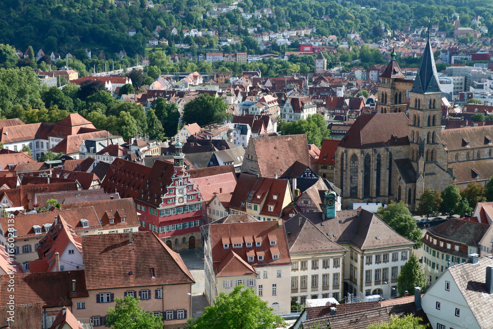 historischer Stadtkern Stadt Esslingen am Neckar Stock-Foto | Adobe Stock