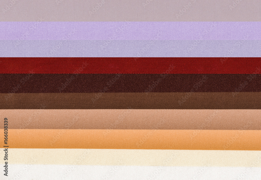 samples of colored polyester fabric, texture background Stock ...