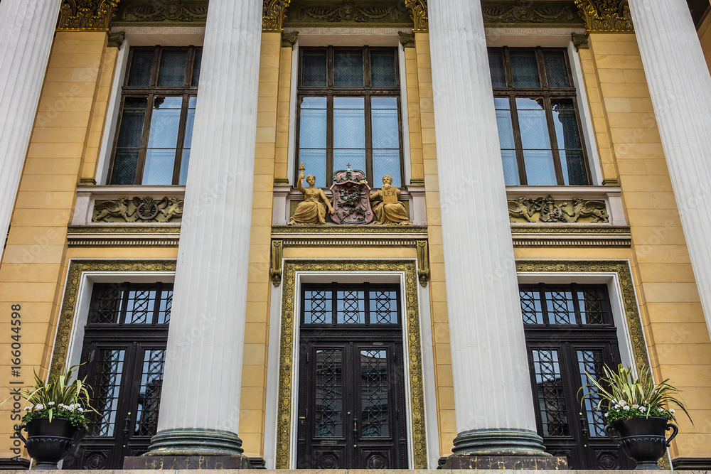 The House of the Estates with Greek temple facades (designed by ...