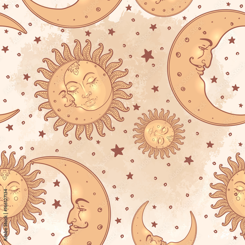 Vintage Moon Wallpaper