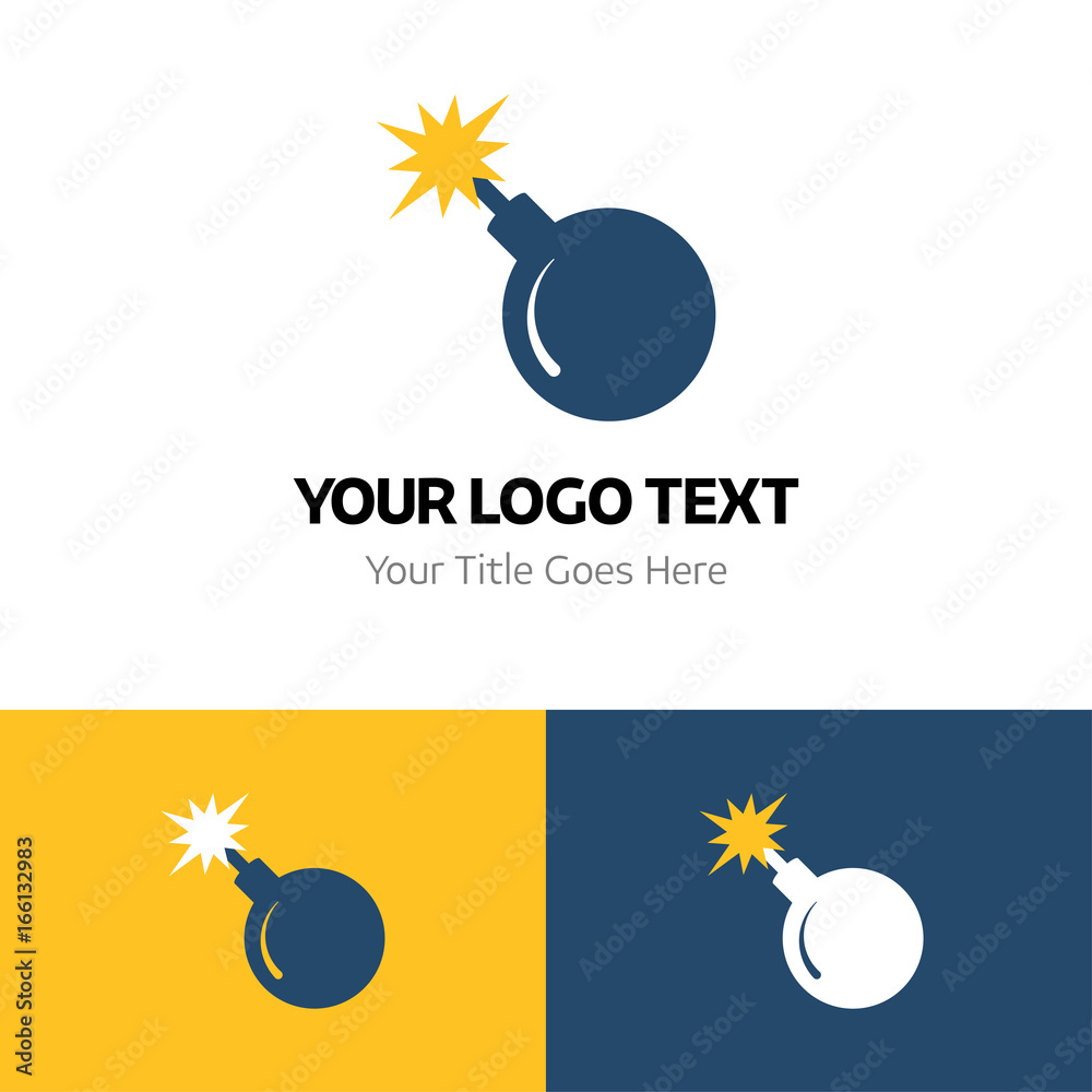 Bomb logo template. Logo branding for your new corporate company. File ...