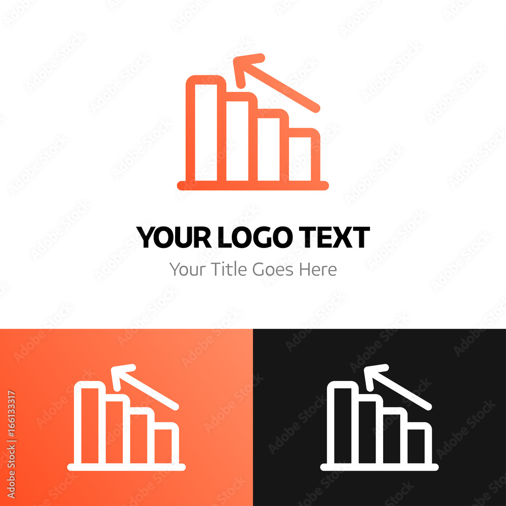 Business analytics logo template. Logo branding for your new corporate ...