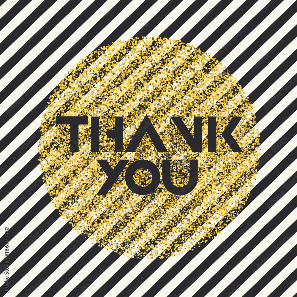 Thank you. Invitation card design template. Diagonal black lines ...